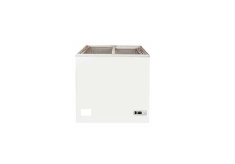 Double glass top doors horizontal deep chest freezer SD-200